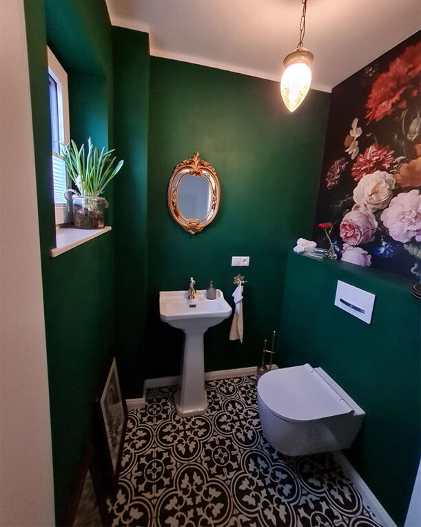 Elegantes Wandfarbe Gãste Wc Bilder